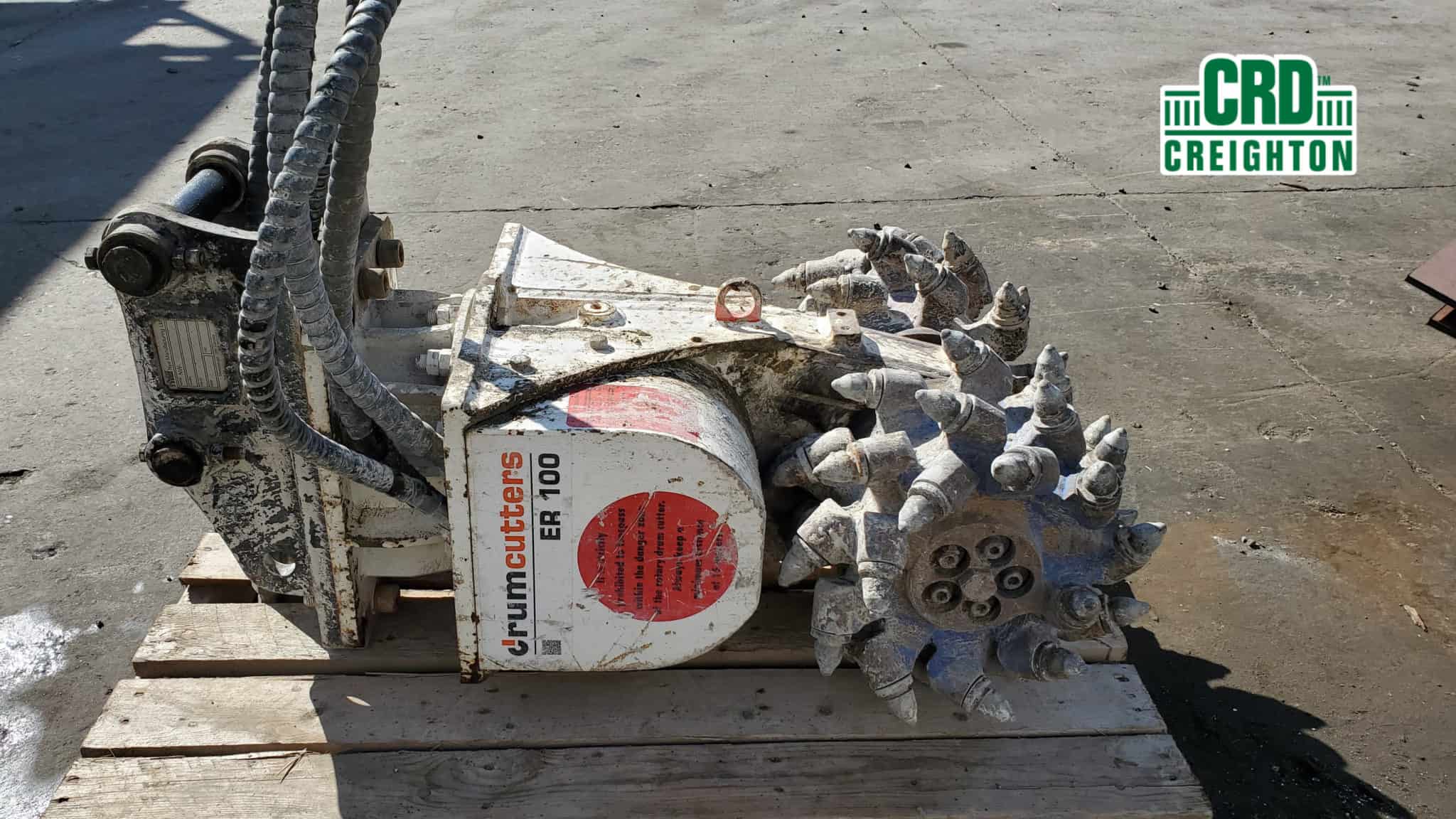 Drum Cutters - always grinding - Creighton Rock Drill Ltd.