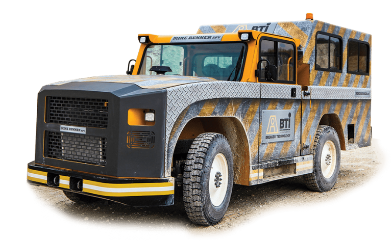 Mine Runner - Breaker Technology - Creighton Rock Drill Ltd.